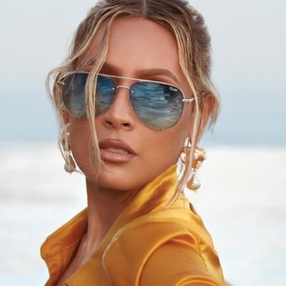 Quay Australia | Accessories | Nwt Quay High Key Mini Rimless Aviator ...